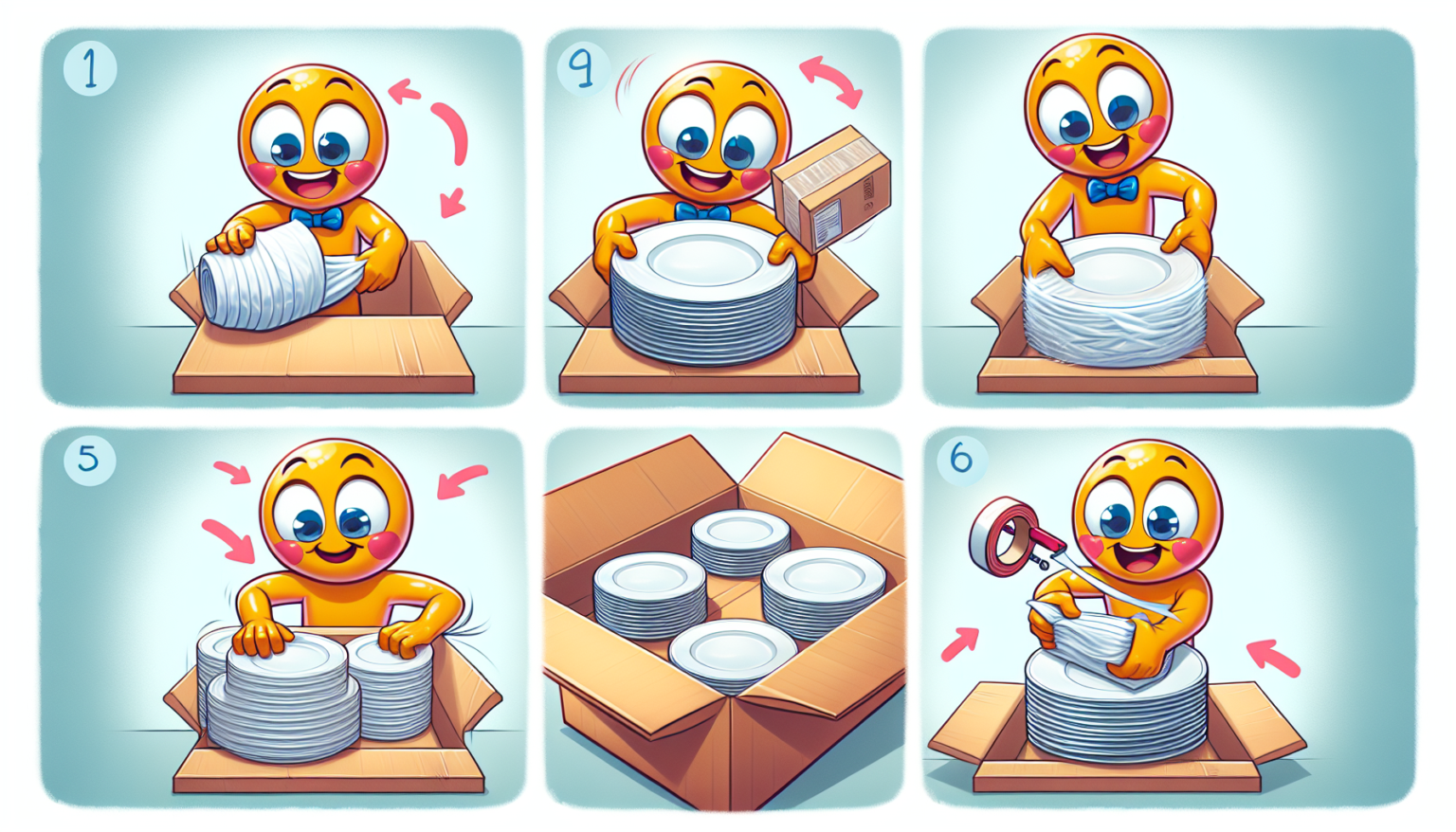 Your Ultimate Guide To Pack Dishes When Moving | UPakWeShip