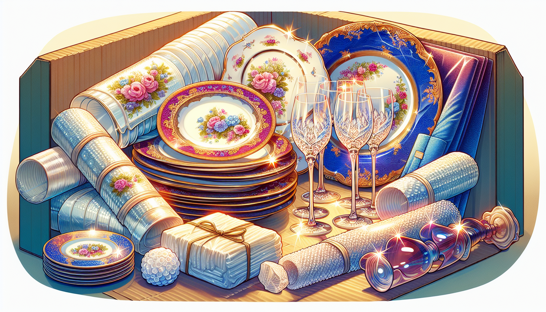 Your Ultimate Guide To Pack Dishes When Moving | UPakWeShip